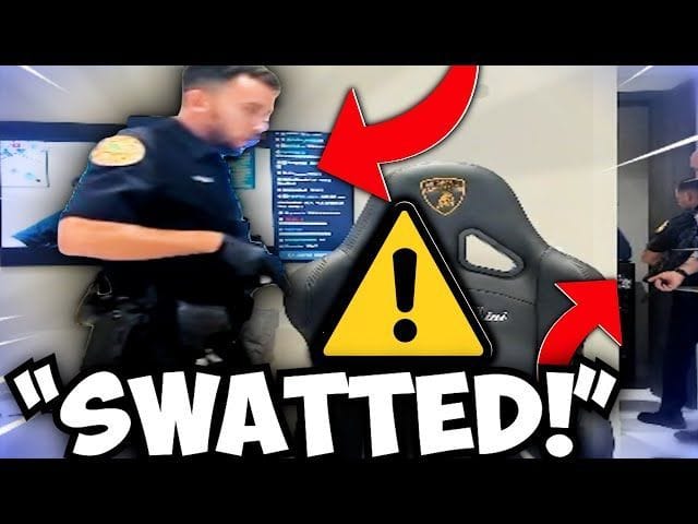 Adin Ross gets swatted by armed police for the second time, force to ...