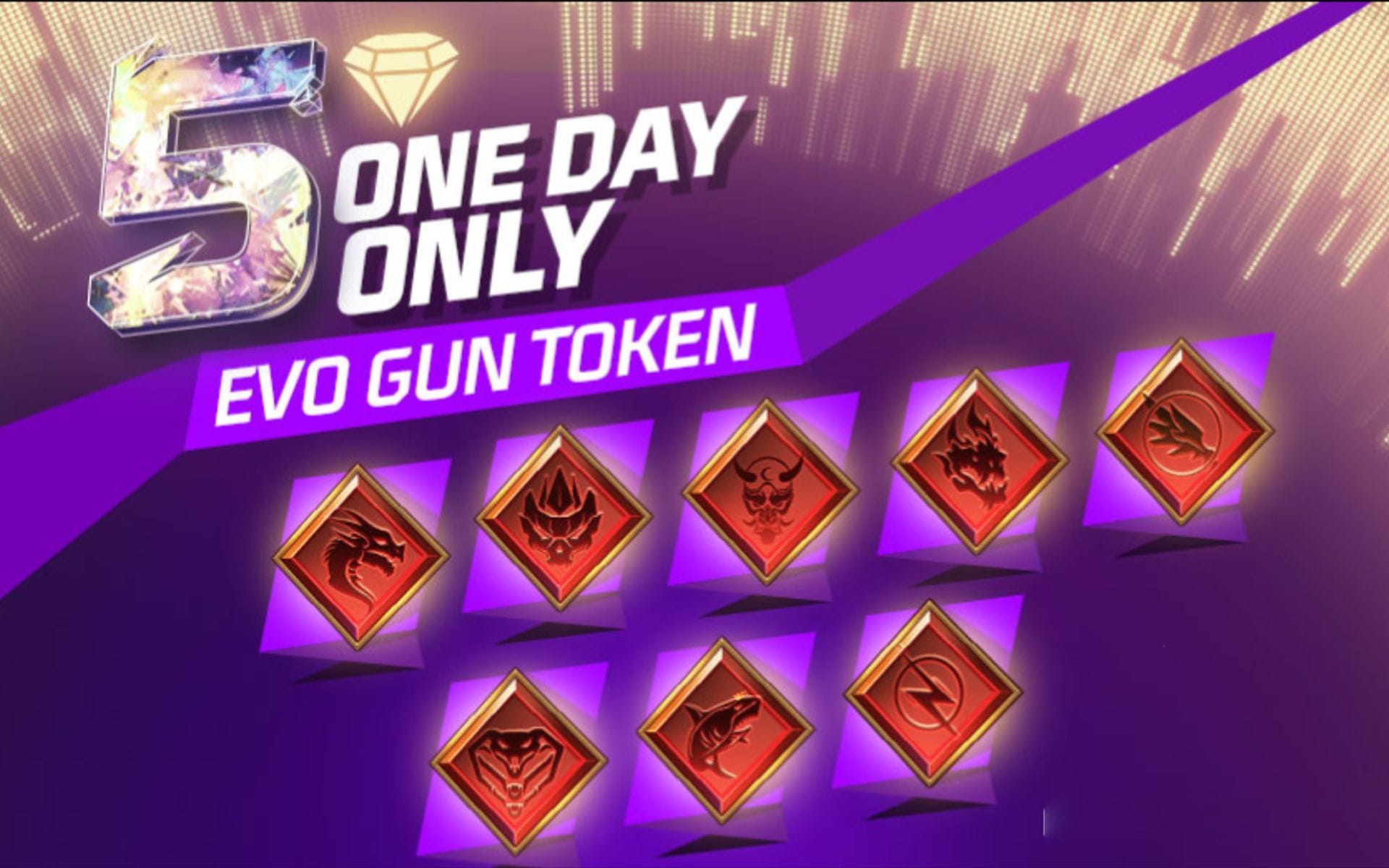 How to get Evo gun tokens for 50% discount in Free Fire MAX today