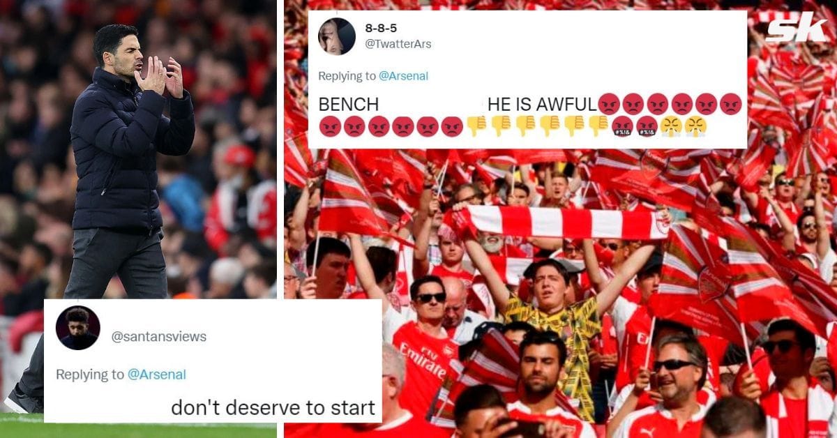 “He is awful”, “don’t deserve to start” – Arsenal fans ‘disappointed ...