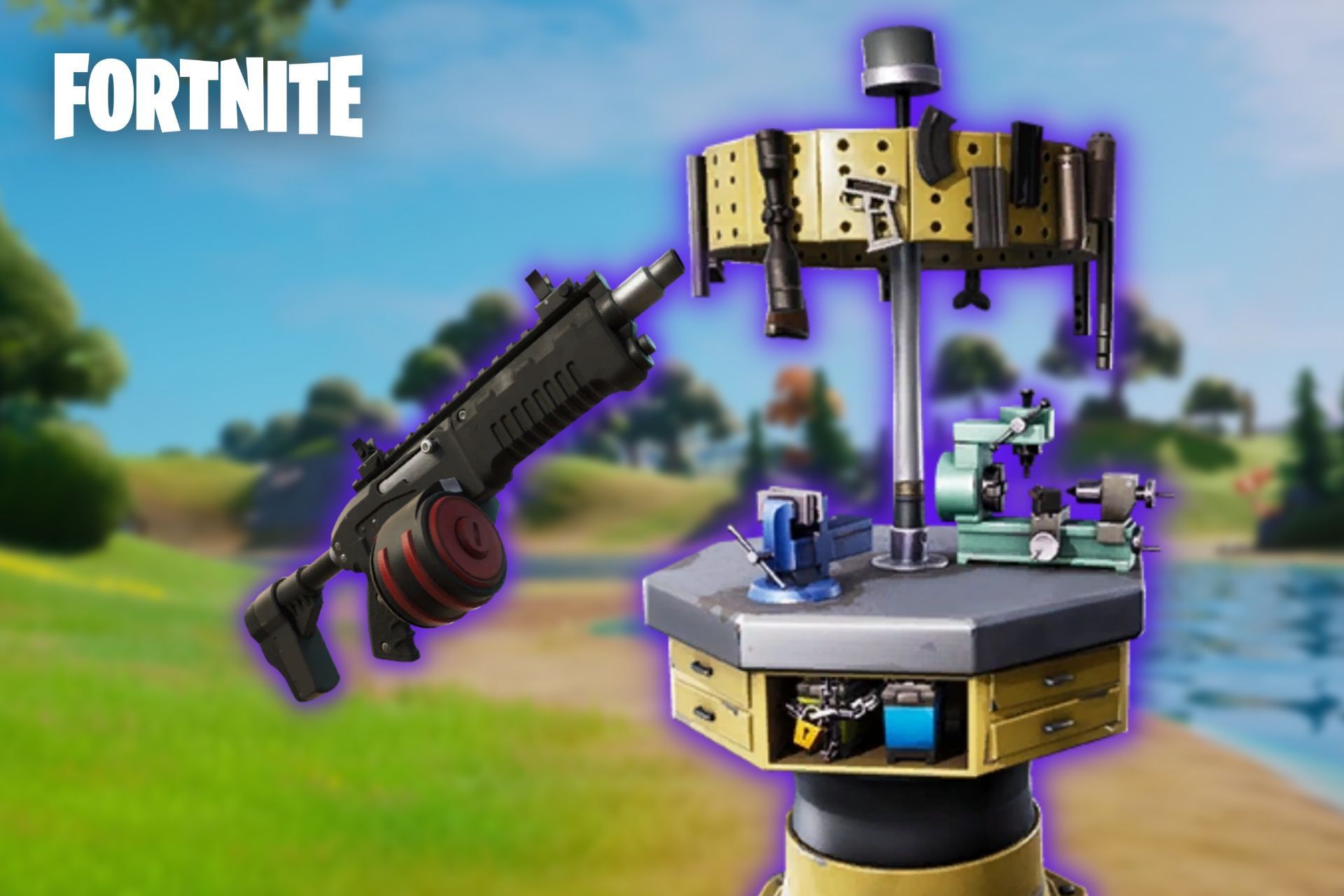 Fortnite: How to upgrade a Charged SMG at an Upgrade Bench