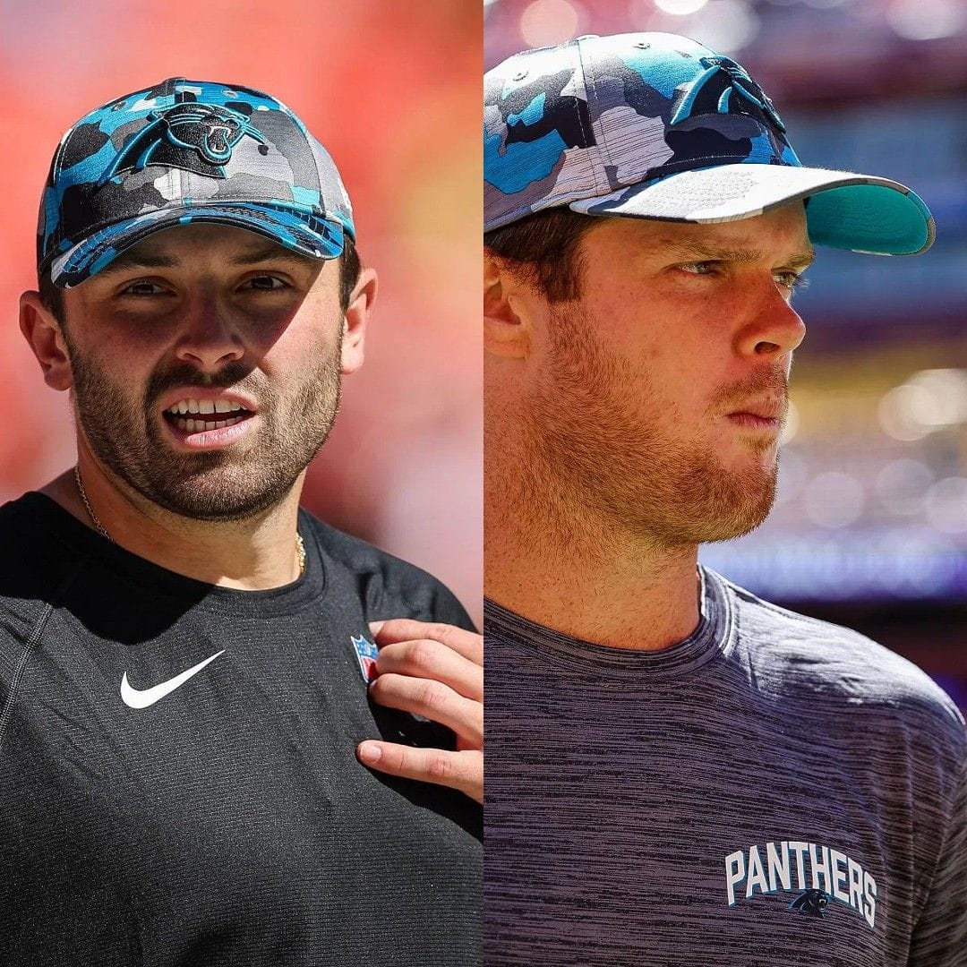 "It is what it is" - Sam Darnold reacts to Baker Mayfield being named ...