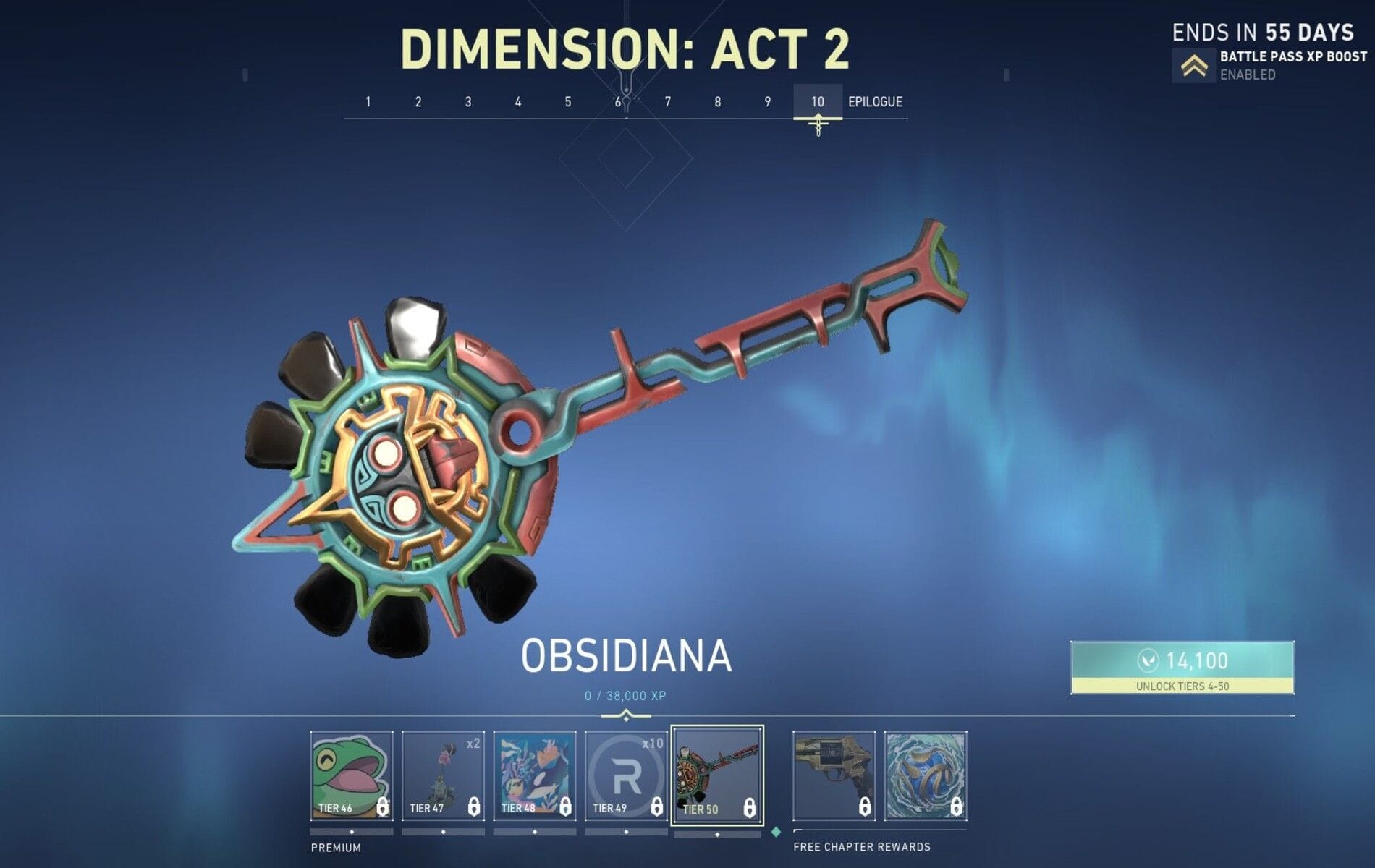 Valorant Episode 5 Act 2: All Battlepass premium and free rewards