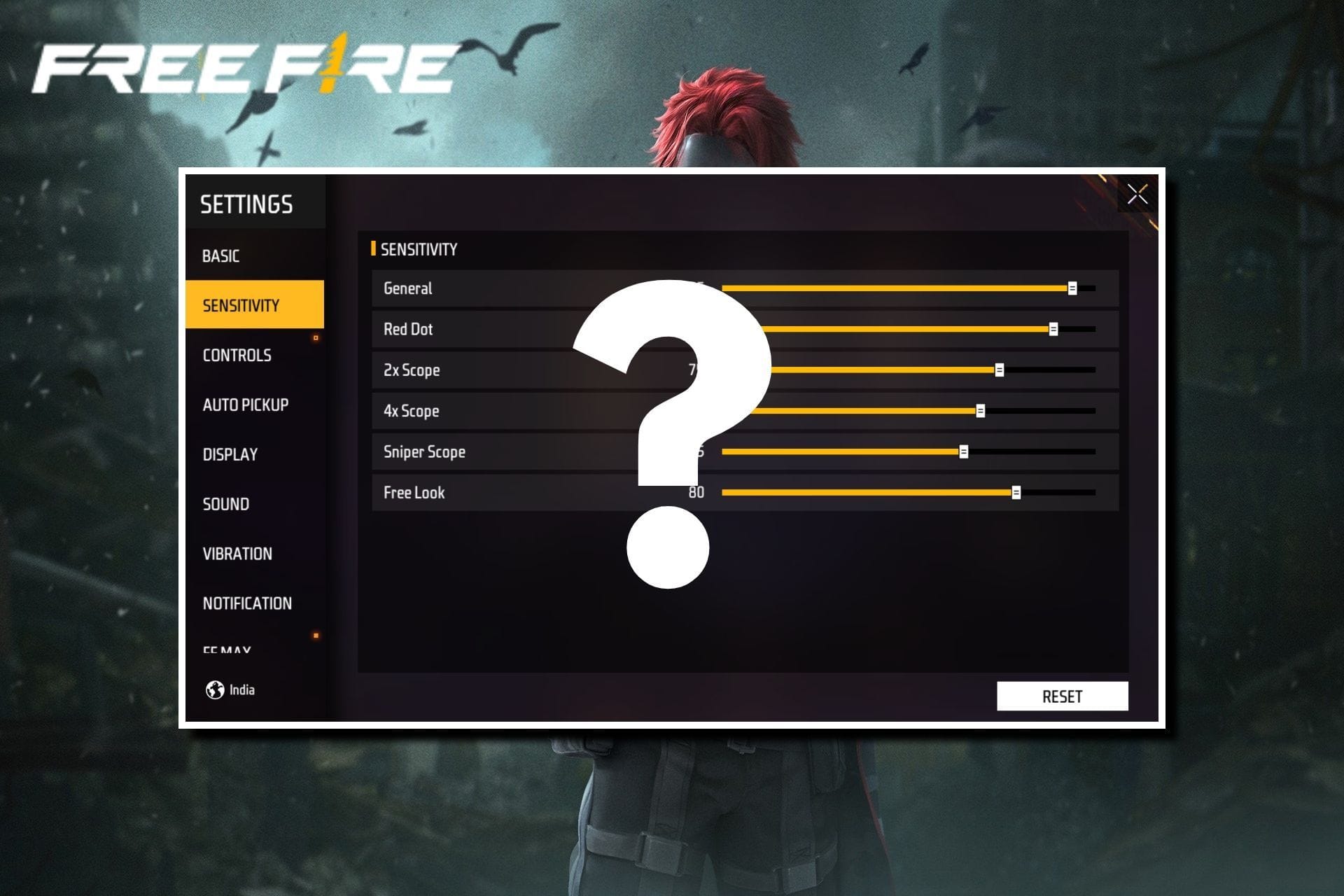 Best Free Fire sensitivity settings to get more headshots (August 2022)