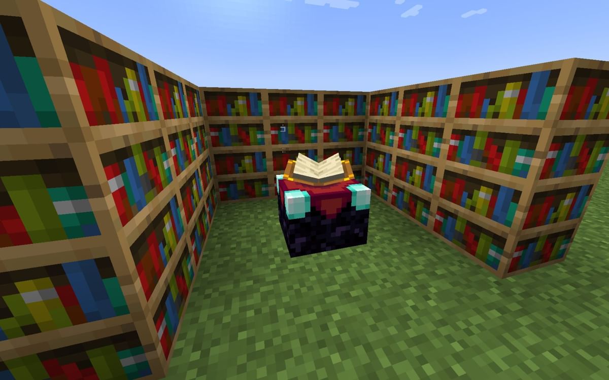 How Many Bookshelves Are Needed For A Level 30 Enchantment In Minecraft How Many Bookshelves Are Needed For A Level 30 Enchantment In Minecraft