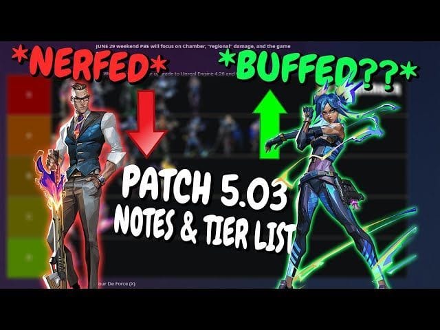 When is Valorant's Chamber nerf dropping this week? Expected patch 5.03 ...