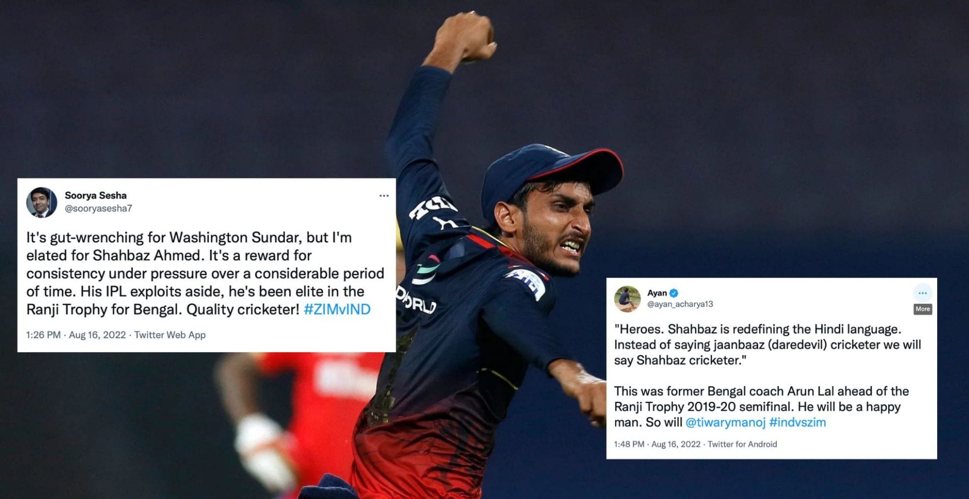 "Instead of saying jaanbaaz cricketer we will say Shahbaz cricketer ...