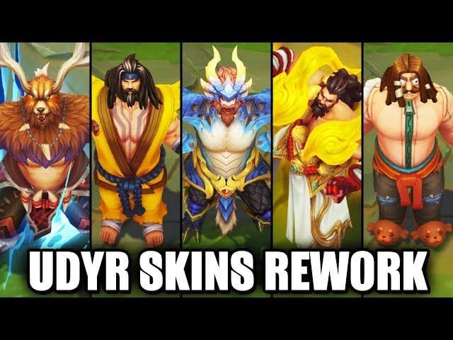 League of Legends Udyr rework: Every skin splash art and more