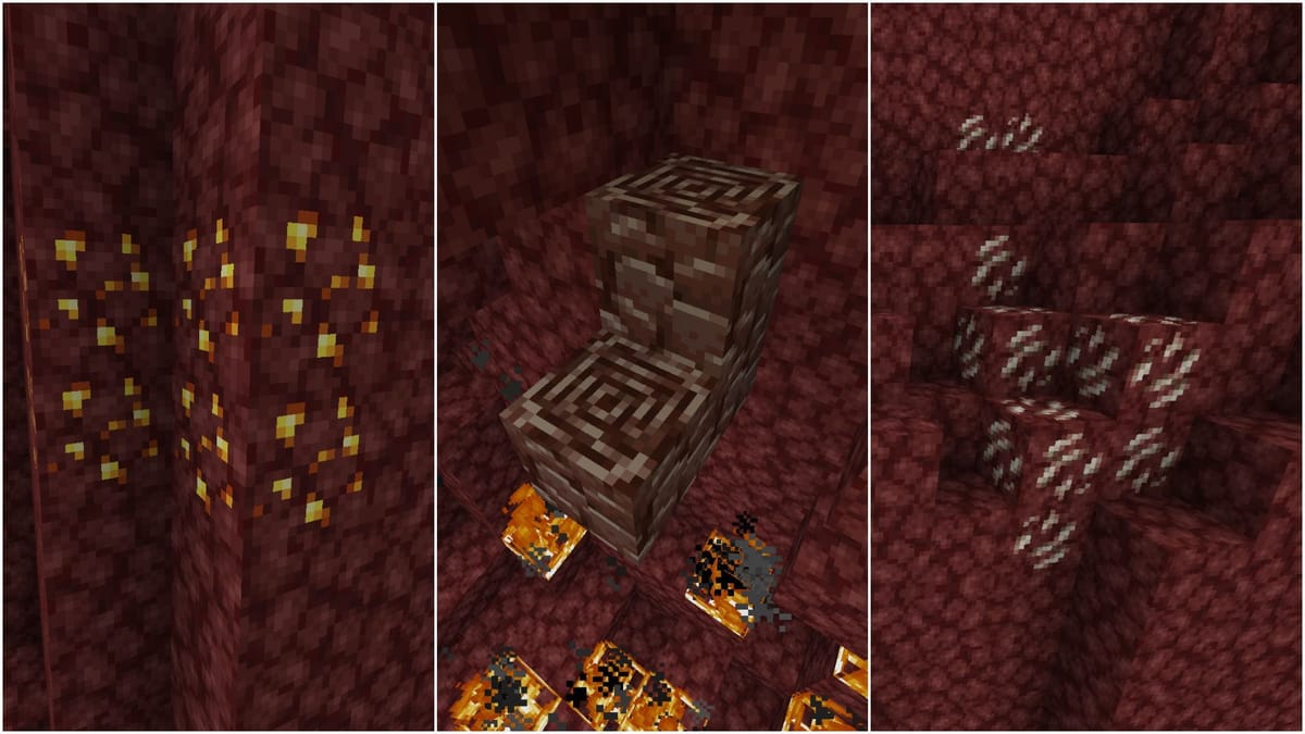 How to find nether ores in Minecraft