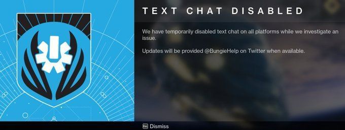 Bungie disables Destiny 2 text chat for a command that kicked players ...