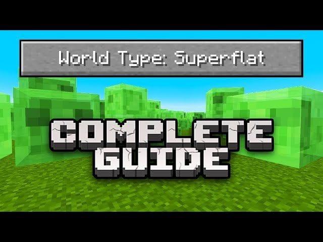 How to make a flat world in Minecraft Bedrock and Java Editions