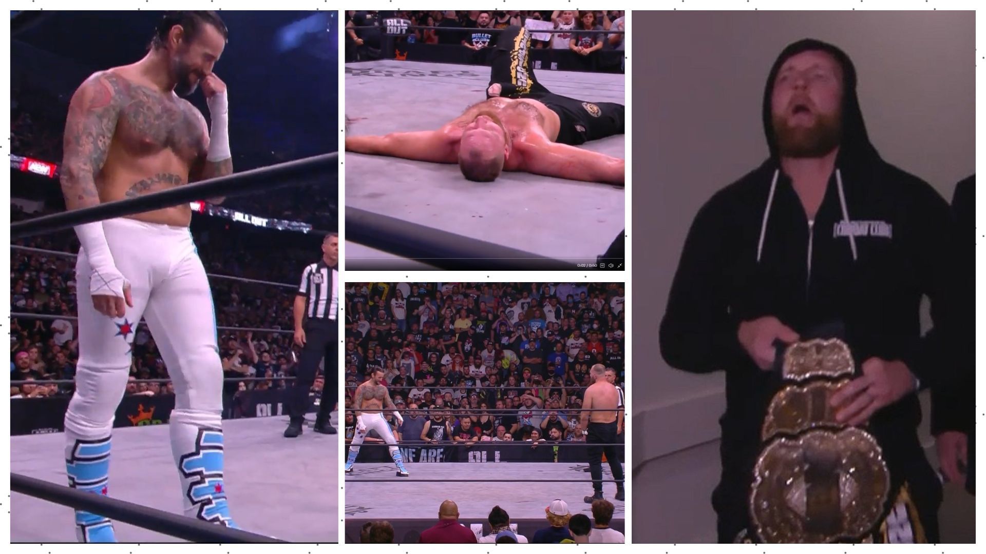 New AEW World Champion crowned after a bloodbath between CM Punk and Jon Moxley at All Out pay ...