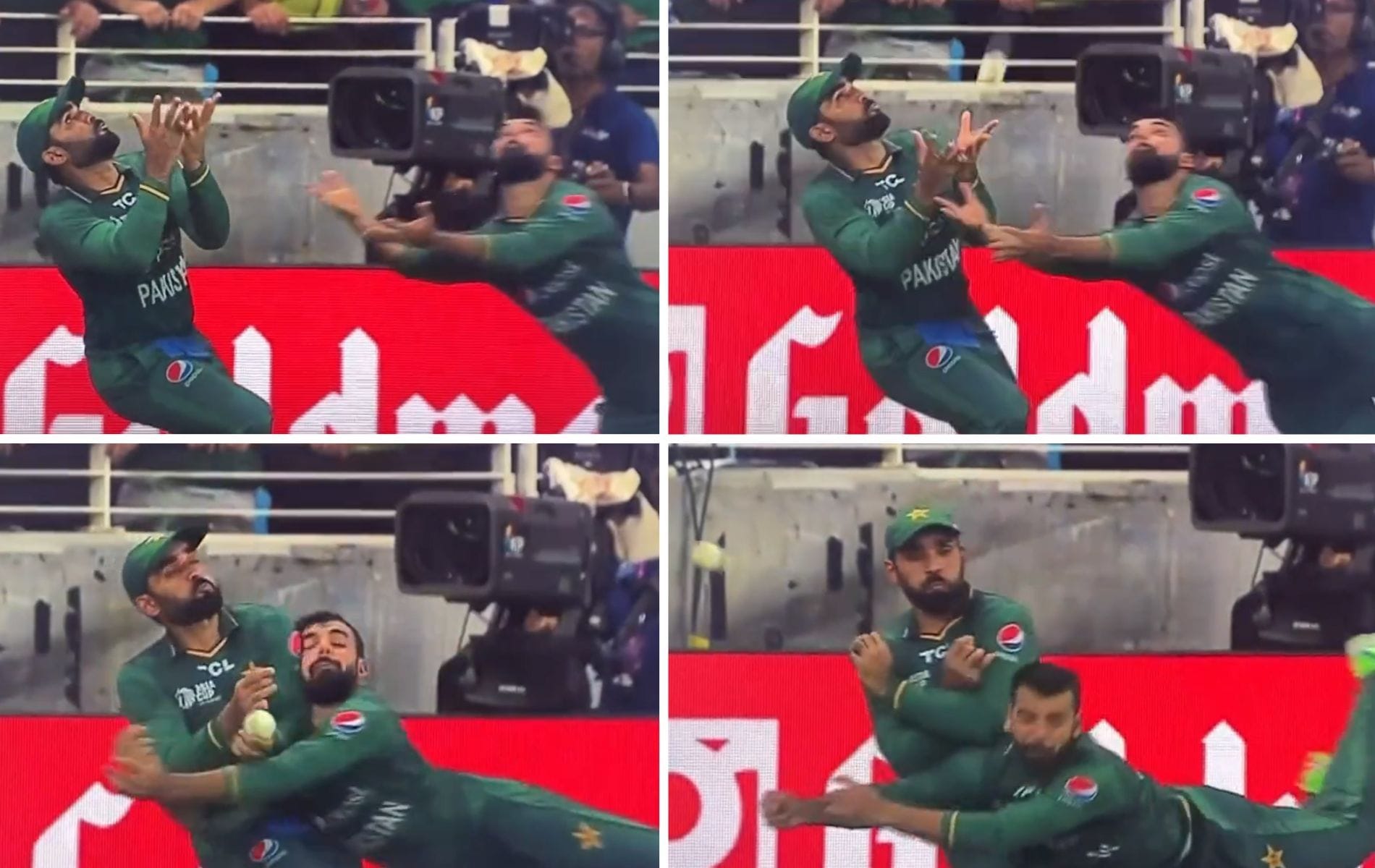 Asia Cup 2022: [WATCH] Shadab Khan and Asif Ali collide while ...