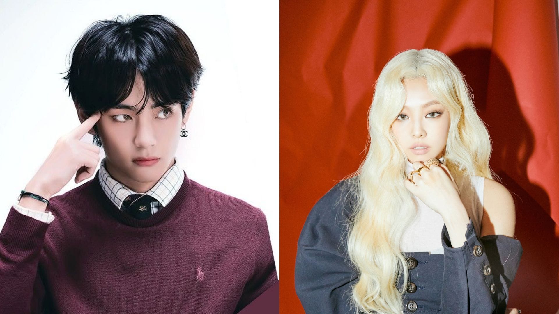 V and Jennie: New pictures of the idols video calling surface on the ...
