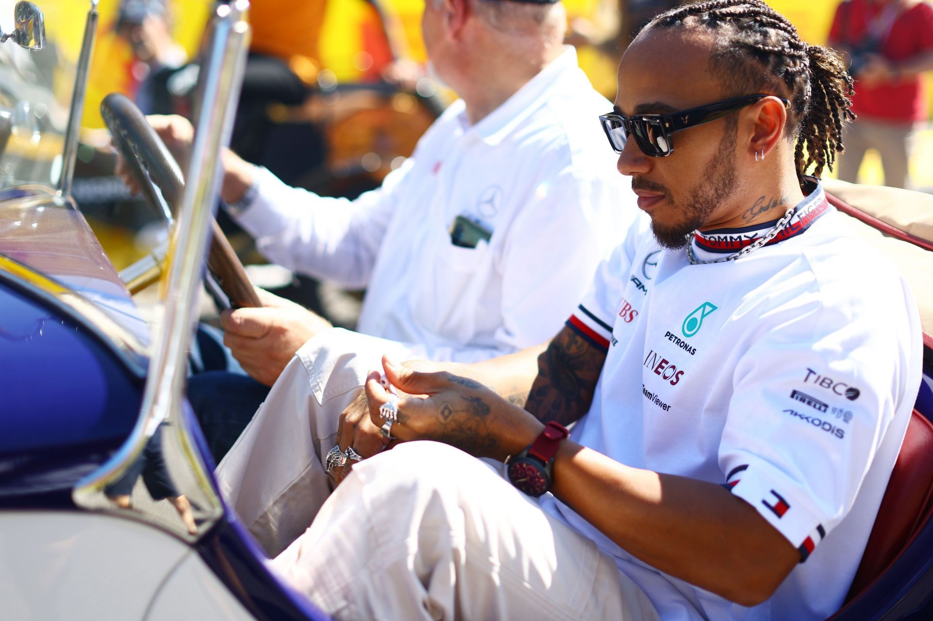 "Watched Buzz Lightyear"- Lewis Hamilton spends quality time with his ...