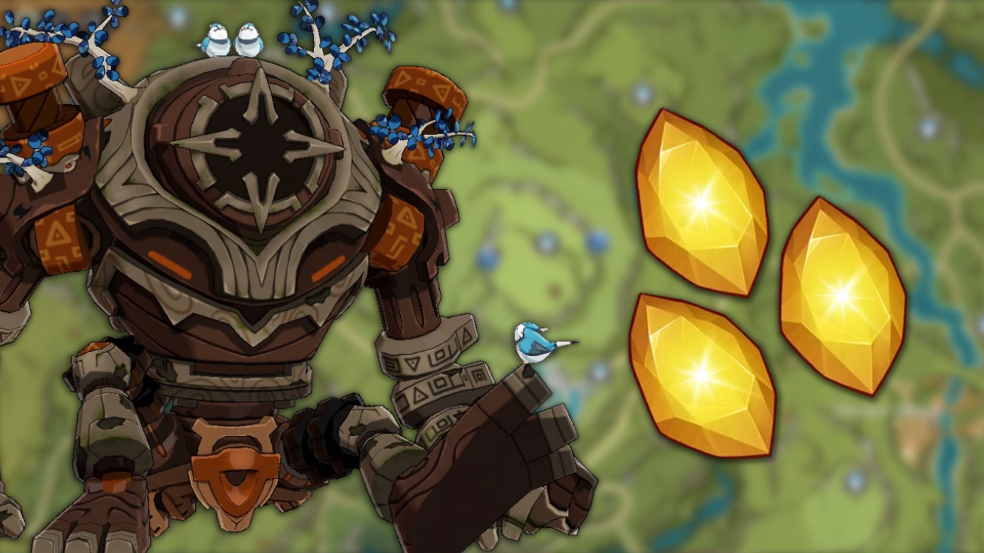 All 19 Lost Energy block locations and Sumeru Ruin Guard puzzle in ...