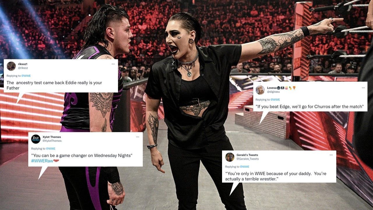 Twitter reacts to picture Dominik Mysterio Rhea Ripley Twitter reacts to picture Dominik Mysterio Rhea Ripley