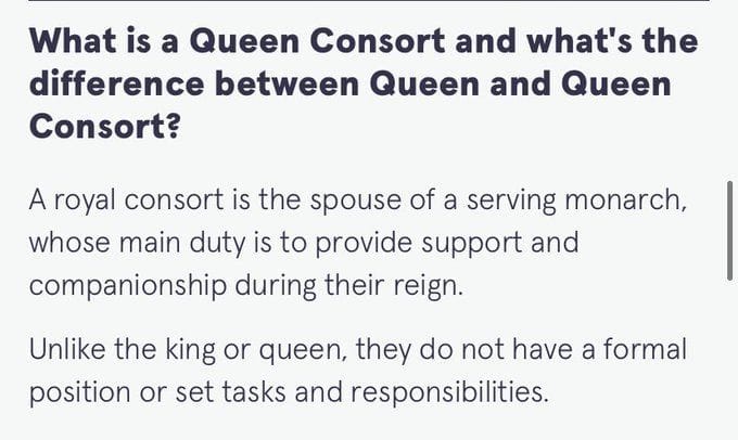 What does Queen Consort mean? Camilla Parker- Bowles' new duties explained