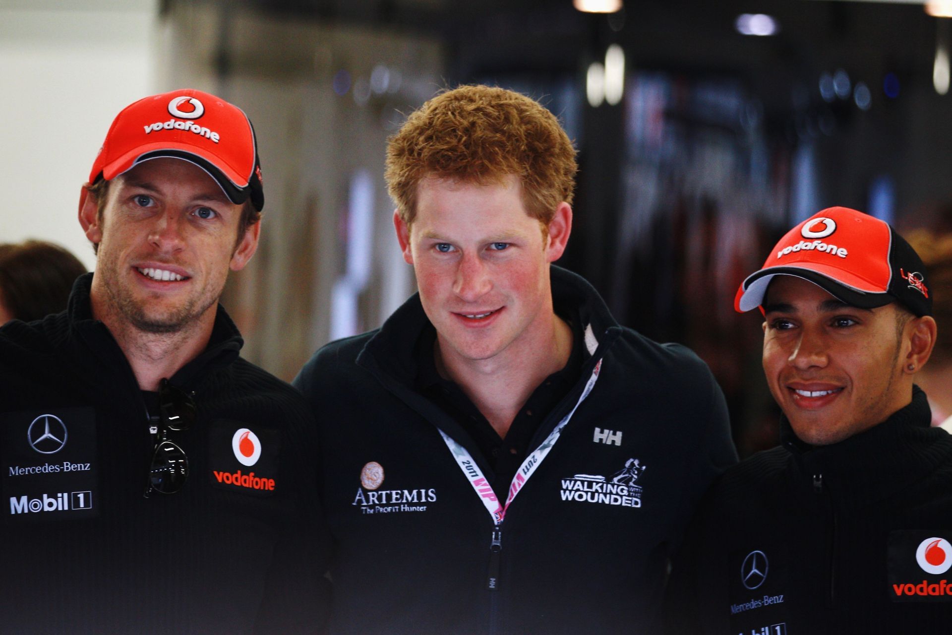 When royalty interacted with F1 drivers