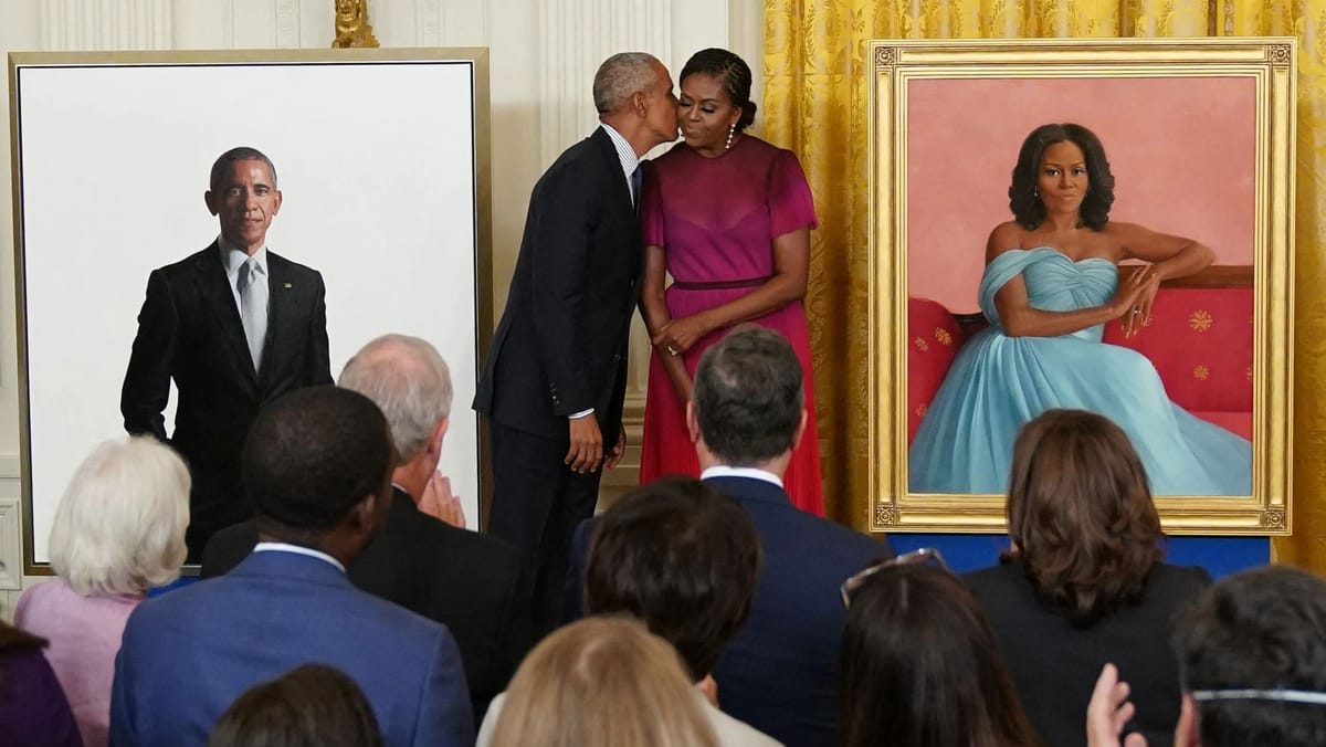 Who are Obamas' official portrait artists - Richard McCurdy & Sharon ...