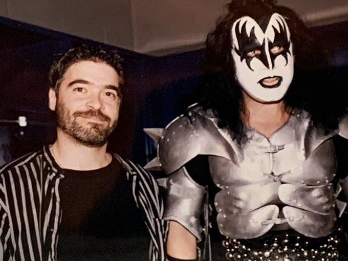 Former WWE Writer Vince Russo pictured with world-famous musician Former WWE Writer Vince Russo pictured with world-famous musician