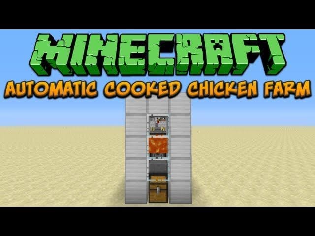 How to make an automatic chicken farm in Minecraft easily