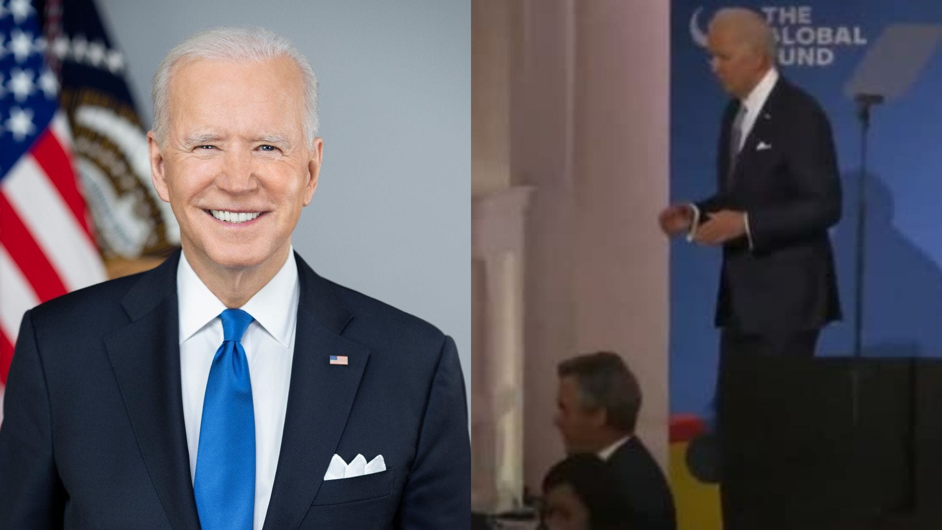 Video of Joe Biden lost and confused on stage goes viral