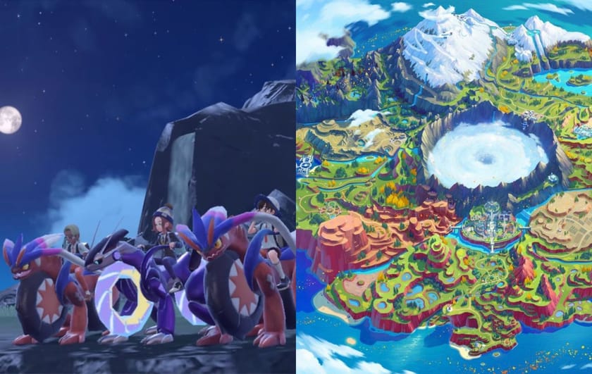 Latest Pokemon Scarlet and Violet map leak reveals Gyms, Team Star ...