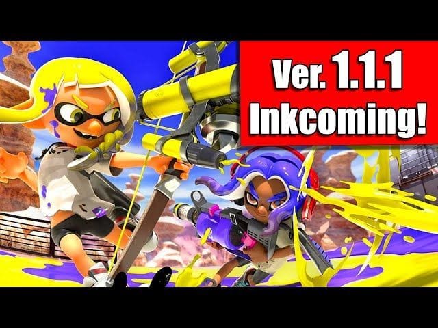 Splatoon 3 update version 1.1.1 (September 15) patch notes: Adjusted ...
