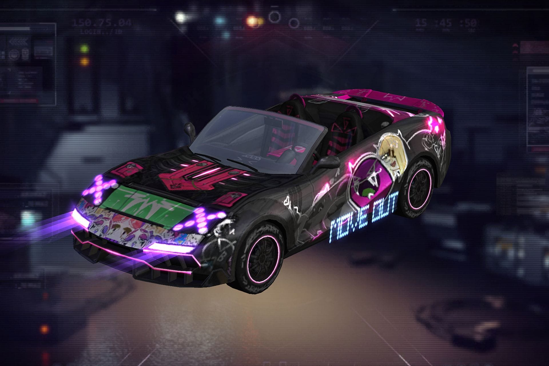 How to get free Neonlight Sports Car and Vouchers in Free Fire MAX