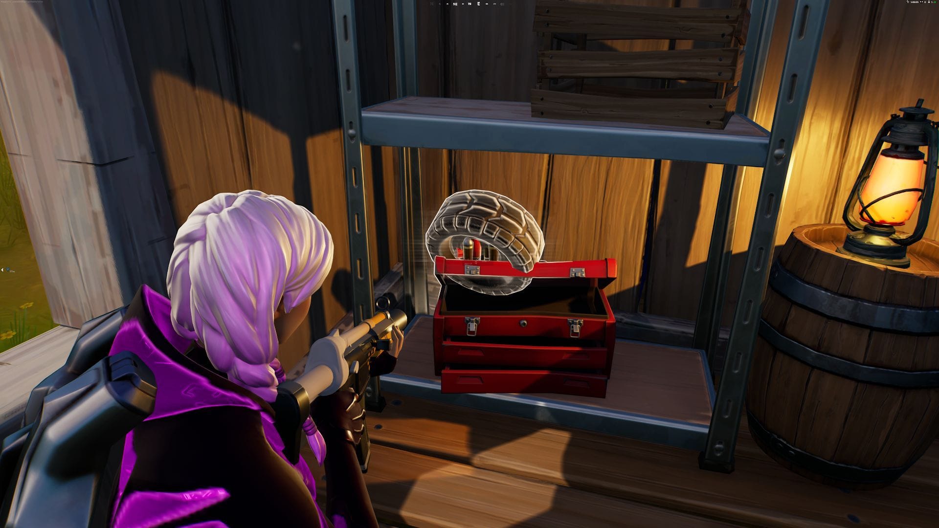 Fortnite: How to search red Tool Boxes