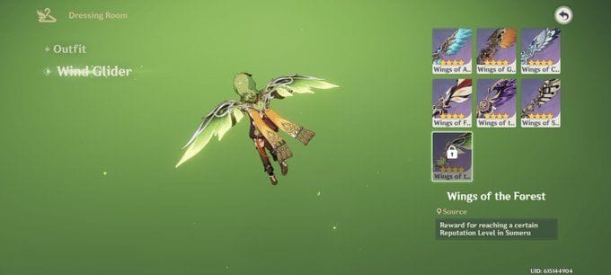How to unlock Sumeru wind gliders in Genshin Impact