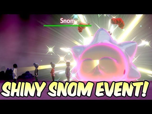 Pokemon Sword and Shield Max Raid Battle Event: Snom, Pyukumuku, and shiny chances