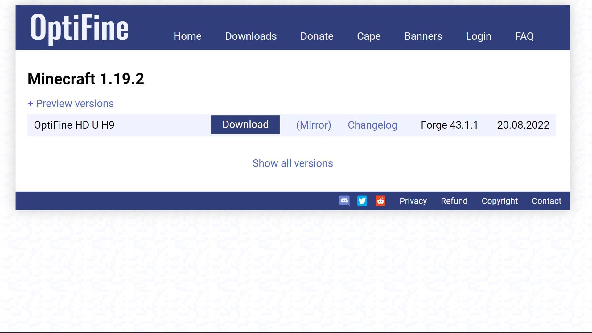How to download latest OptiFine version for Minecraft in 2022?
