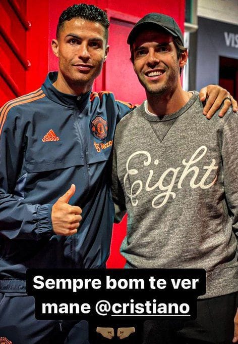 “Always good to see you bro” – Kaka reacts to meeting Cristiano Ronaldo ...