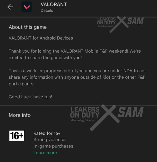 Valorant Mobile reportedly starts private testing on Google Play Store