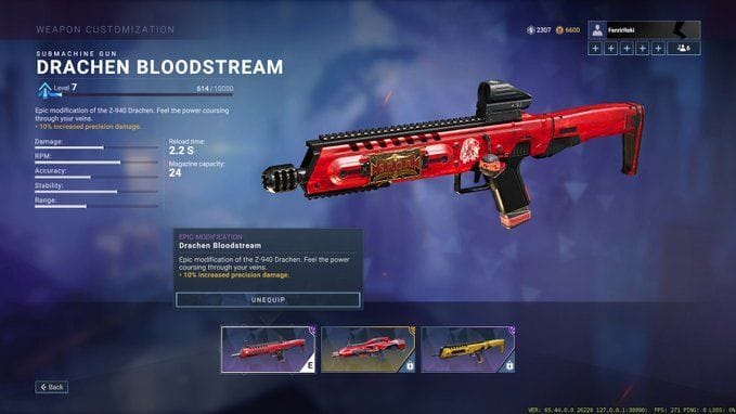 Shatterline: Weapon modification system guide