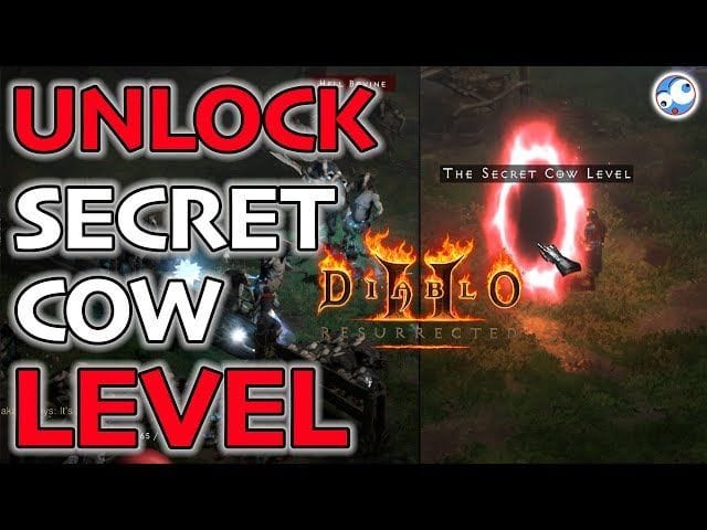 How to unlock the secret cow level in Diablo 2