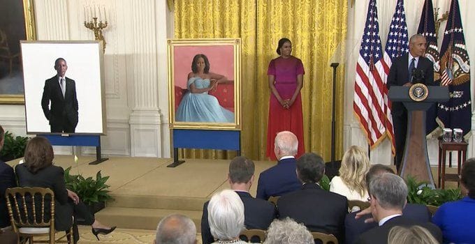 Who are Obamas' official portrait artists - Richard McCurdy & Sharon ...