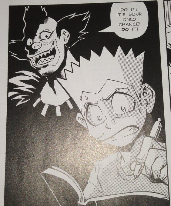 The Simpsons Death Note parody heats up the fandom