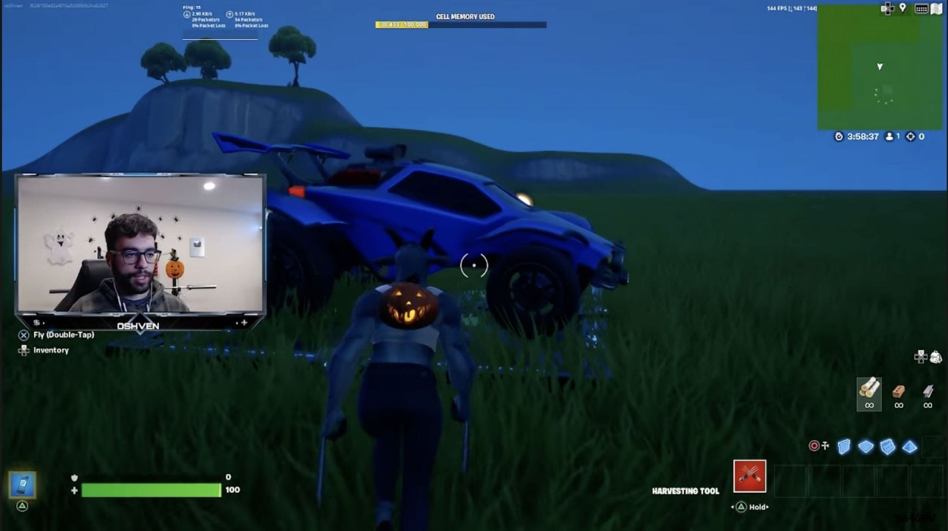 How to get the Rocket League Car (Octane Spawner) in Fortnite Chapter 3 Season 4