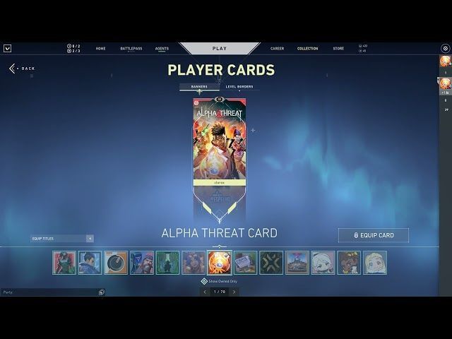 Alpha Threat Card Valorant: What It Is And How To Get It