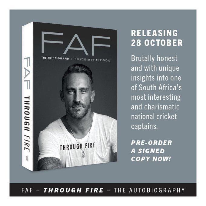 "I lost all respect and admiration for him" - Faf du Plessis recalls ...