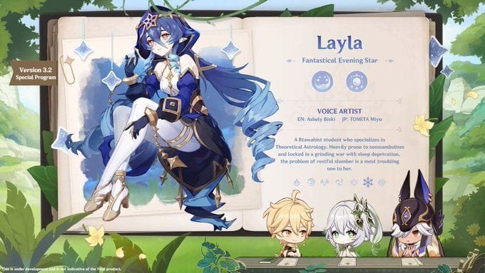 Layla and Nahida's voice actors in Genshin Impact: English and Japanese ...
