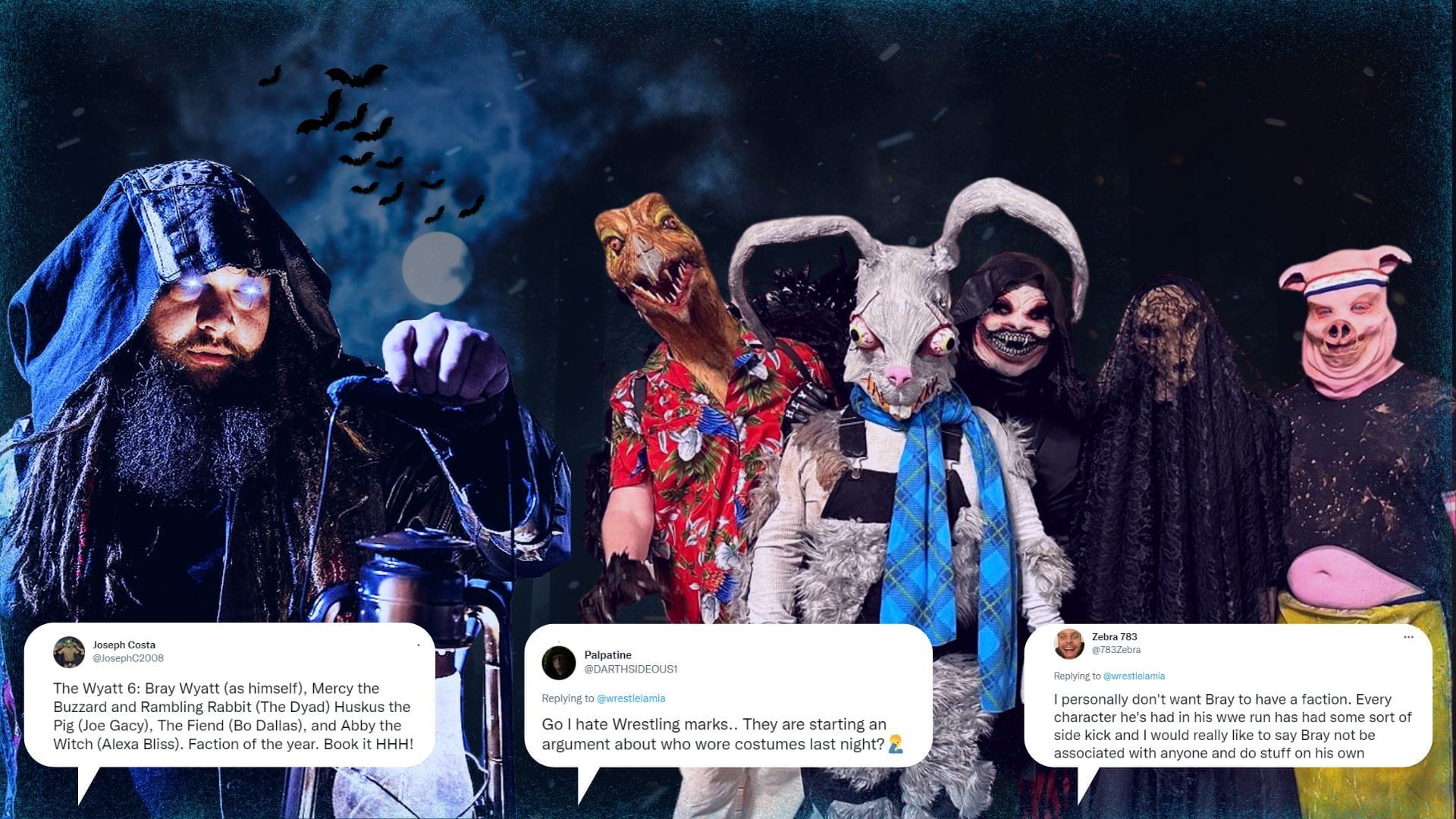 The wrestling world erupts as speculation about the identity of Bray ...