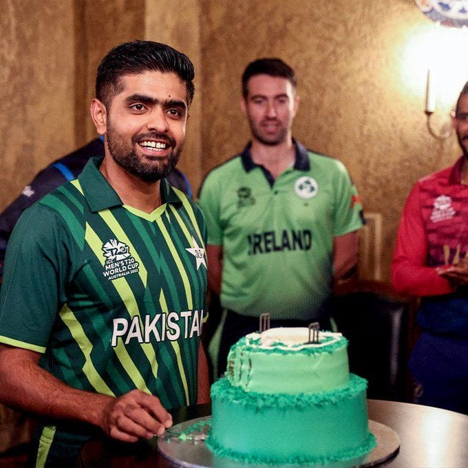 [Watch] Pakistan captain Babar Azam celebrates his 28th birthday today.