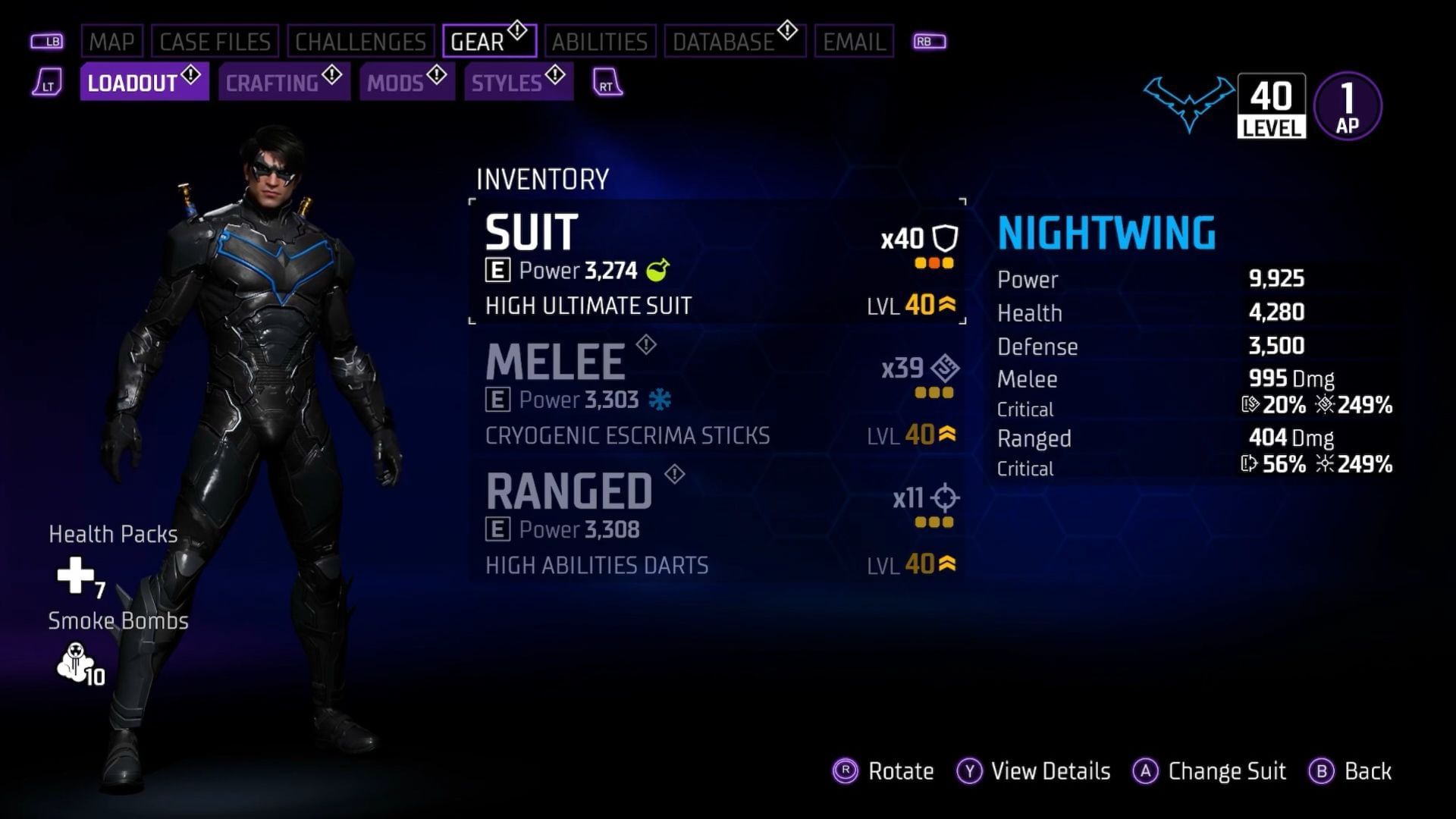 Gotham Knights Guide: Best end-game build for Nightwing