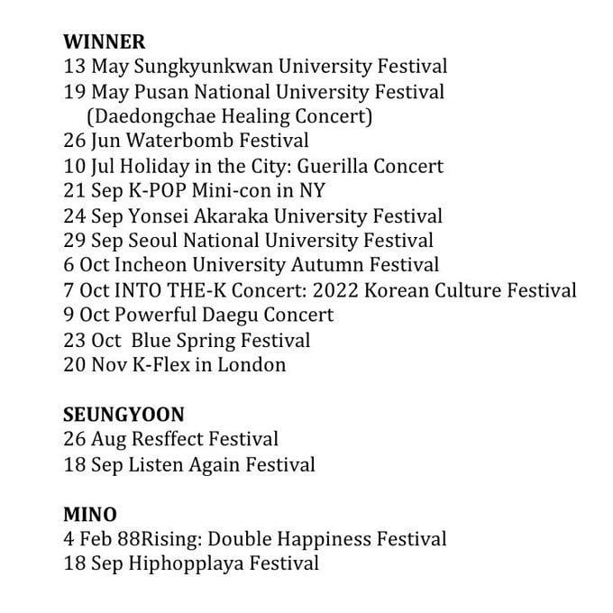 K.FLEX 2022 line-up includes WINNER, AB6IX, PENTAGON, and more