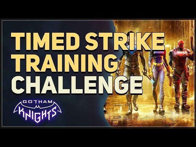 How to complete Timed Strike Training during the Gotham Knights ...