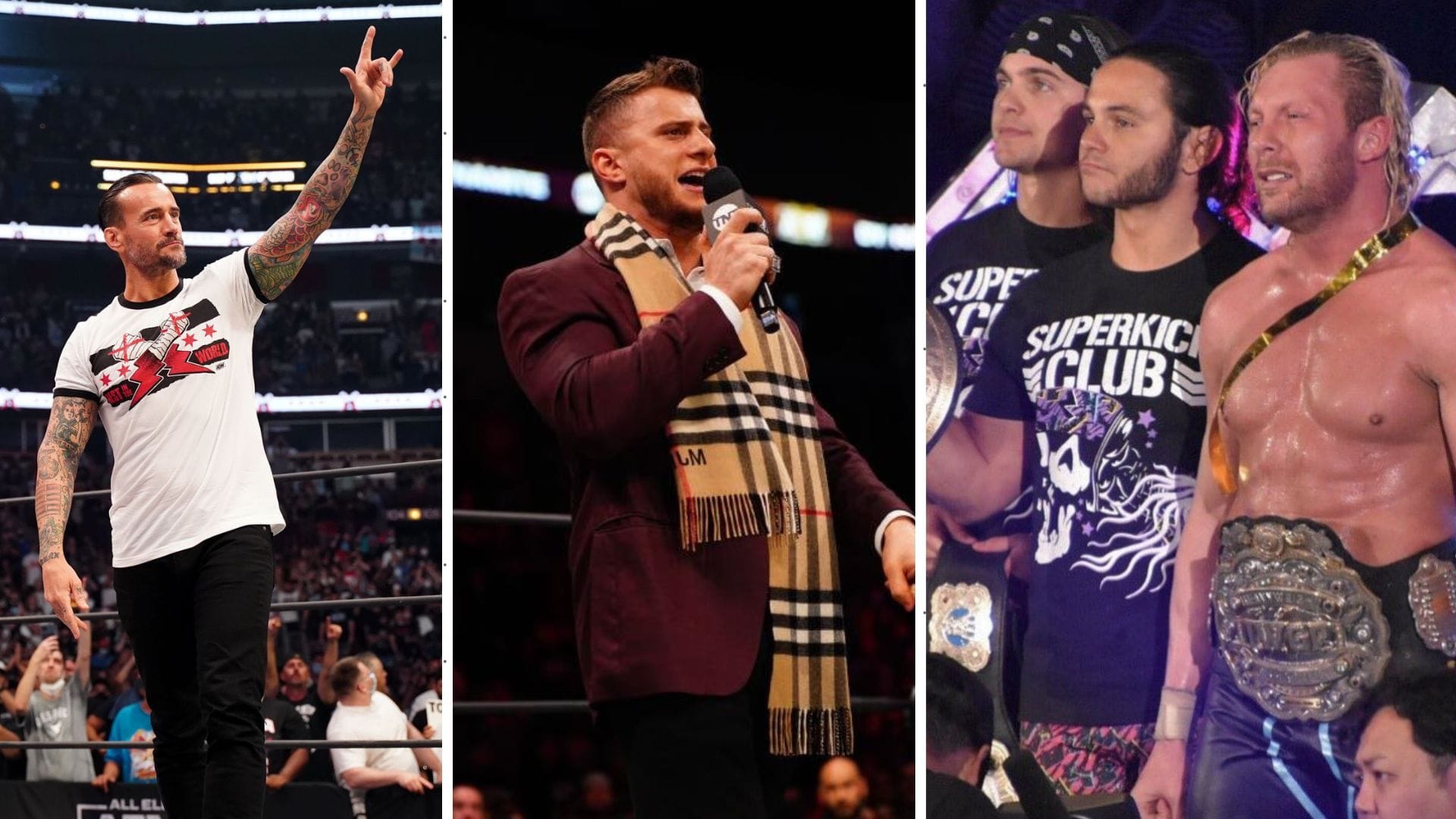 MJF weighs in on backstage fracas between CM Punk and The Elite at the ...