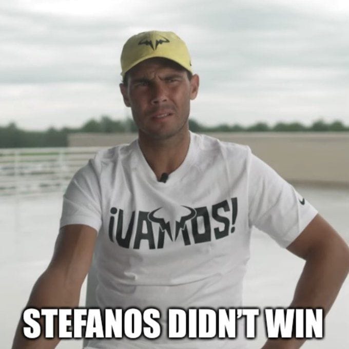 "Stop stressing Rafa with these quizzes, he takes them too seriously ...